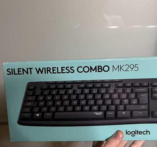 Тихие клавиатура + мышь Logitech silent mk295