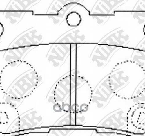 Колодки тормозные дисковые зад lexus IS II