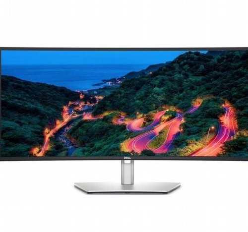 Dell 34" UltraSharp U3423WE черный IPS LED 8ms 21:9 hdmi M/M матовая HAS Piv 300cd 178гр/178гр 3440x