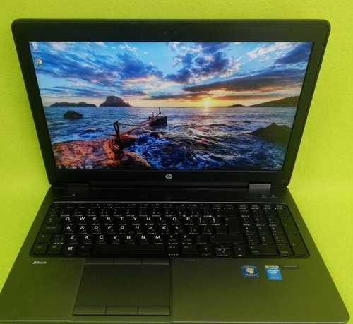 Игровой ноутбук HP Zbook 15 SSD 120/Hdd 500гб