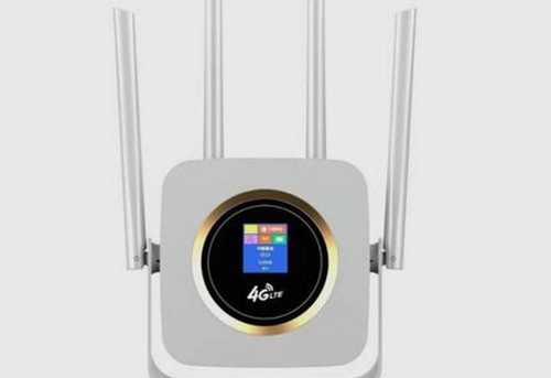 Wifi Роутер модем 4g с сим 4 внешние антенны