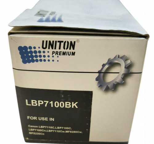 Картридж Uniton (LBP7100BK) для Canon