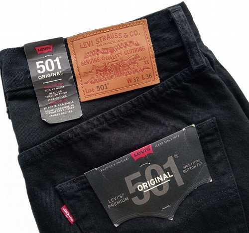 Джинсы мужские Levis 501 W32L36 original новые