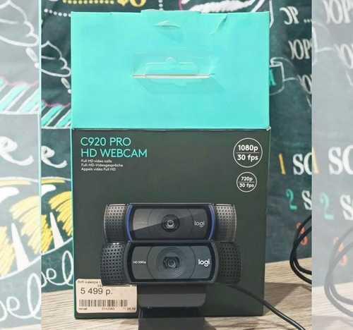 Web-камера Logitech HD Pro Webcam C920 черная