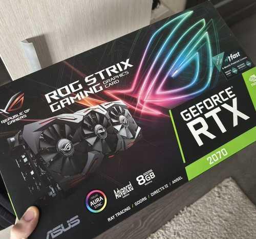 Видеокарта rxt 2070 asus rog strix