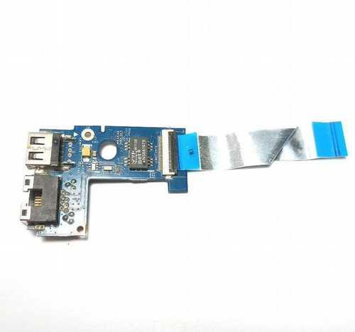 Плата USB, RJ45 для ноутбука Lenovo B570e