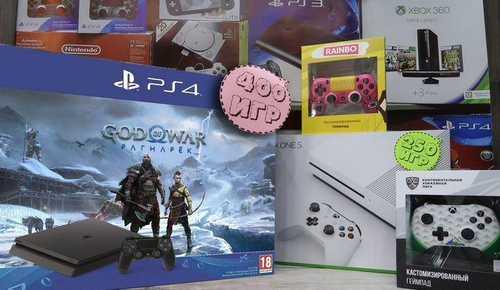 Ps4 Xbox One + 1000 игр gowr издание ps3 xbox360