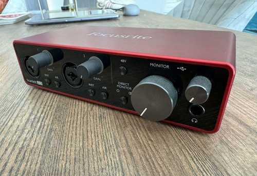 Внешняя аудиокарта Focuseite Skarlett 2i2 2rd gen