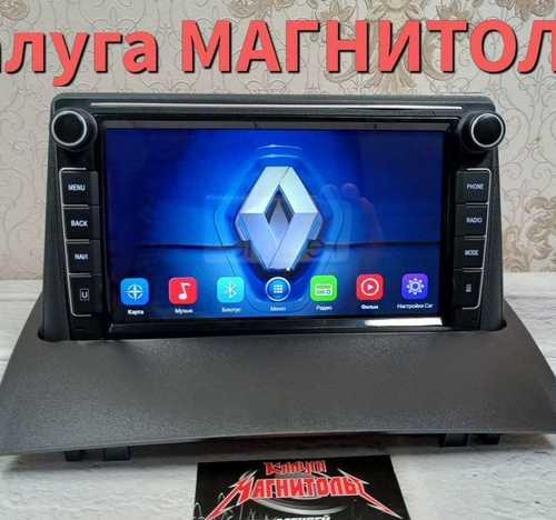 Магнитола Renault Megane 2 android новая