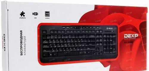 Новая Беспроводная Клавиатура dexp KW-3002BU