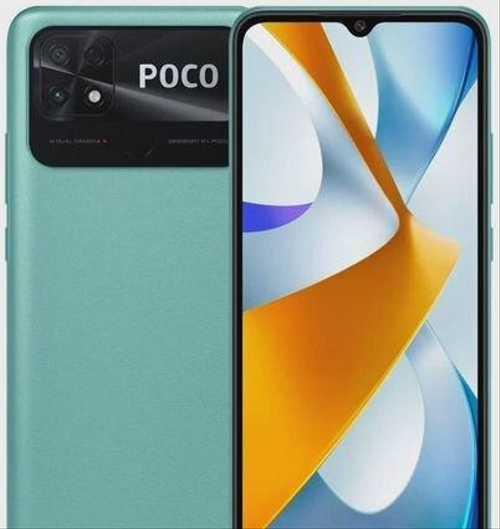 Смартфон XiaoMi Poco C40 3/32Gb Coral Green Global