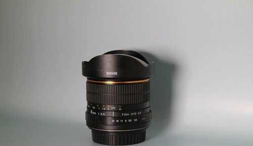 Объектив Bower (Samyang) 8mm f3.5 Canon