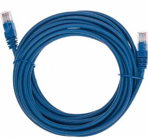 Rexant (02-0104-5) Патч-корд U/UTP, CAT 5e, RJ45-RJ45, 26AWG, lszh, синий, 5м