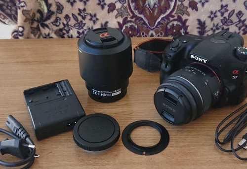 Sony Alpha 57 кит с 2 объективами SLT-A57Y