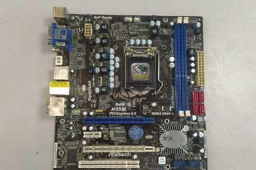 Материнская плата ASRock H55M s1156