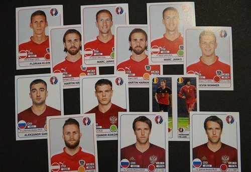 Наклейки Панини Евро 2016 Panini euro 2016