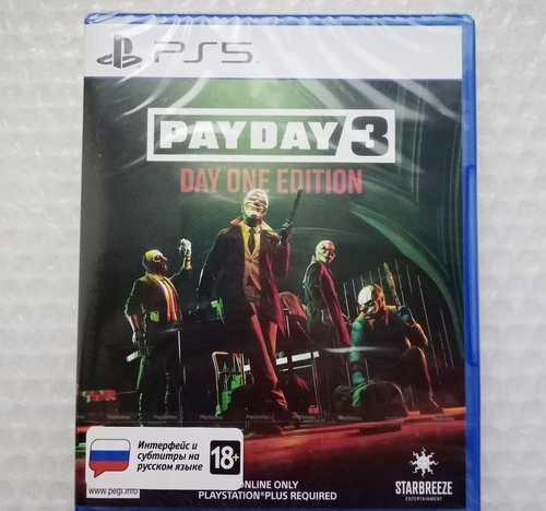 Payday 3 PS4 (новый, рус.субтитры)