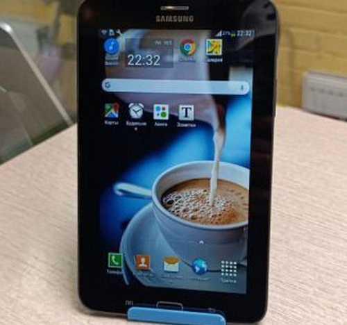 Планшет Samsung, Galaxy Tab 3 7.0 Lite SM-T111, 8 гб, Есть, Чёрный, 1 гб