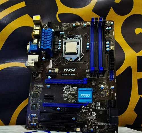 Комплект i5 4570/Msi Z87-G41 PC mate