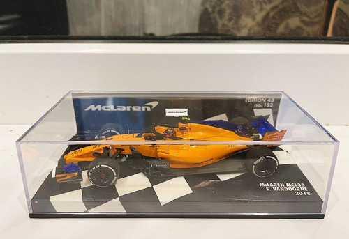 Minichamps McLaren F1 2018 Vandoorne