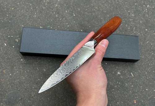 Универсальный кухонный нож из Дамасской стали