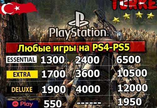 Подписка PS Plus /Турция/Украина/ dead OR alive 17