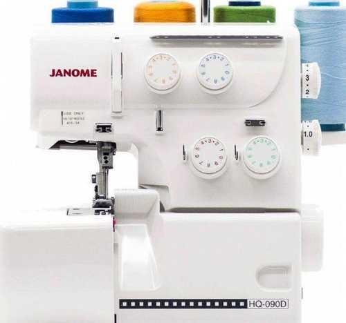 Оверлок Janome HQ-090D белый