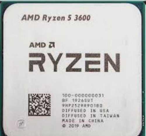 Процессор amd ryzen 5 3600