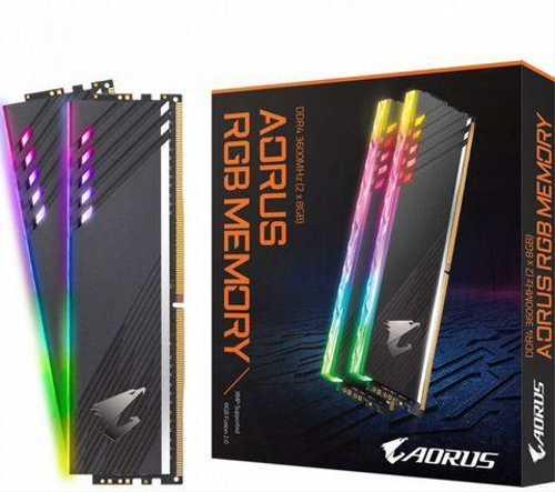 16 Gb 3733 MHz gigabyte aorus RGB (GP-ars16g37d)