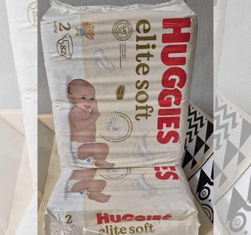 Подгузники Huggies elite soft 2