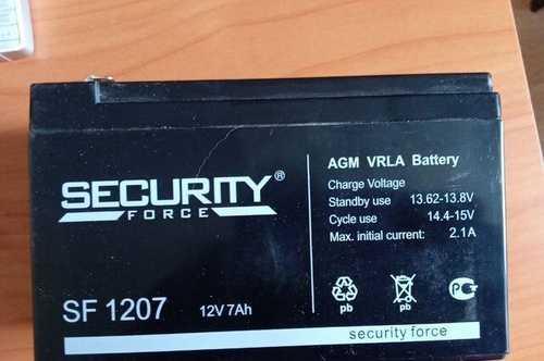 Аккумуляторная батарея Security Force SF-1207