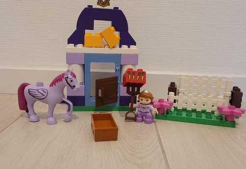 Lego duplo София Прекрасная: королевская конюшня