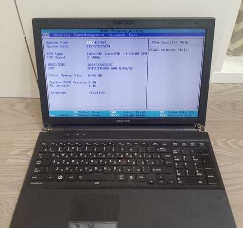 Toshiba R850 Разбор