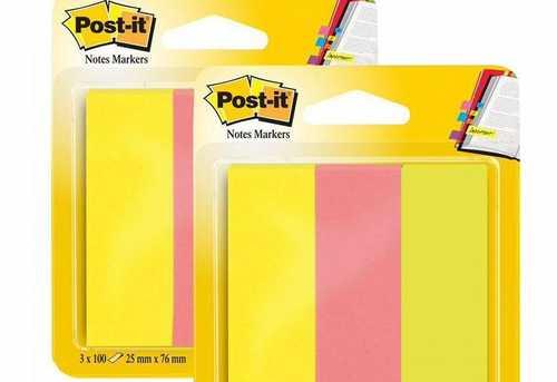 Оптом Закладки клейкие бумажные Post-it, 25 х 76 м