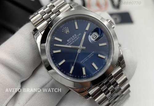 Часы Rolex Datejust синий циферблат 41мм видео