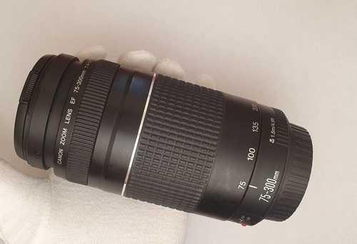 Canon EF 75-300mm f/4-5.6 III телевик Кенон 75-300