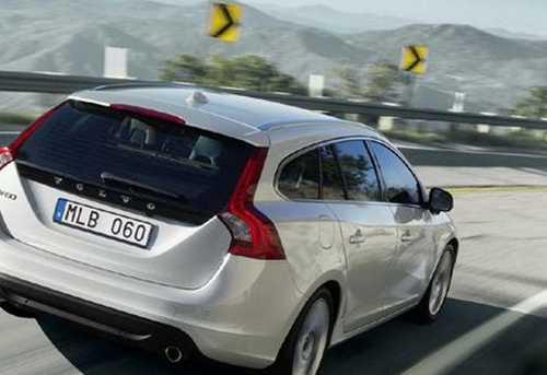 Диффузор на задний бампер Volvo V60 / S60 под две