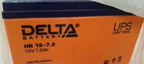 Аккумуляторная батарея delta HR 12-7.2 (2 шт)