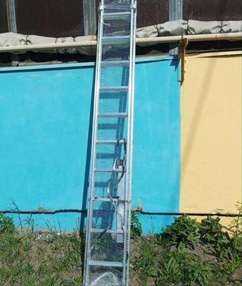 Лестница алюминиевая 2x11 для дачи