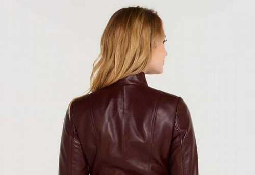 Новая модная кожаная куртка Италия лайк. кожа
