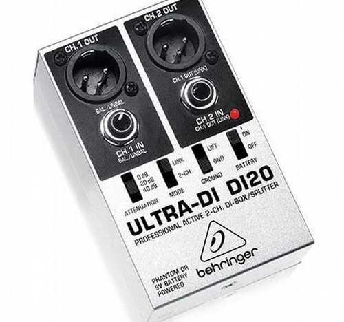 Di-Box Behringer DI 20 ultra-DI