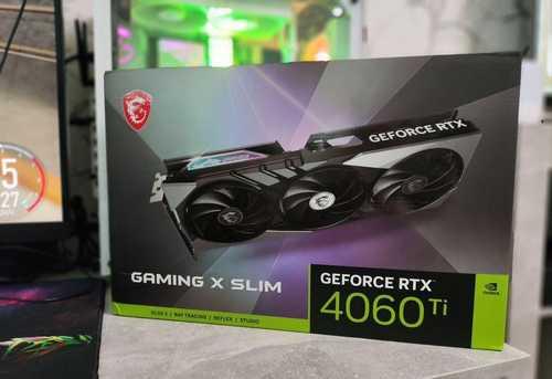 Видеокарта MSI RTX 4060 Ti gaming X slim 16 GB