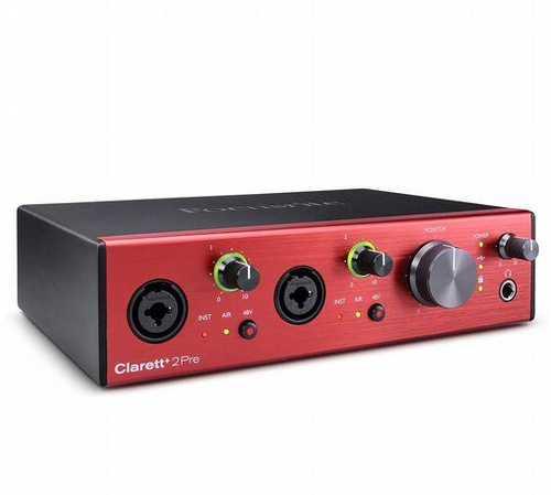 Аудиоинтерфейс focusrite Clarett+ 2Pre