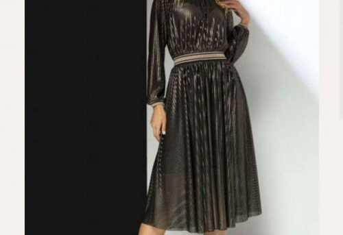 Платье LaVela L10096 чёрный/золото новое размер 44