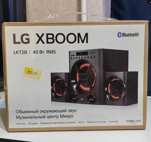 Аудиосистема LG xboom LK72B черный