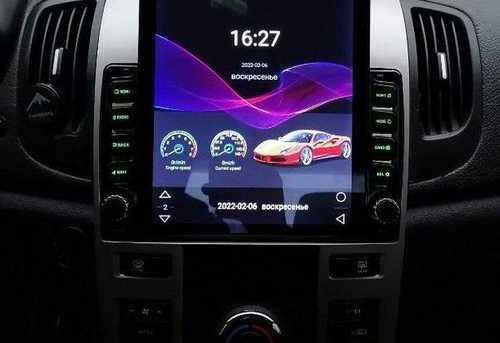 Kia Cerato 2 магнитола Android в стиле Тесла новая