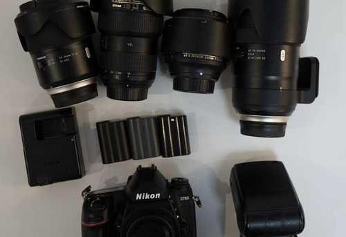 Nikon D780, Tamron 70-200.,35 Nikon 16-35, 85