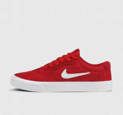 Кеды Nike SB Chron Suede Red White Wmns