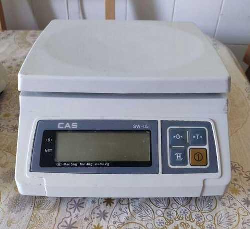 Весы порционные электронные CAS SW - 05
