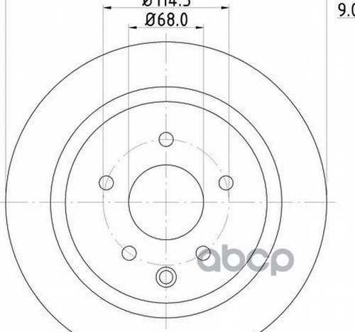 Диск тормозной зад nissan qashqai / qashqai  2